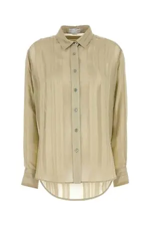Stella McCartney STELLA MCCARTNEY Khaki Silk Shirt Green