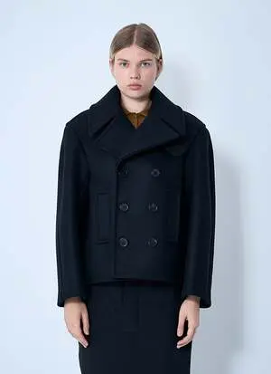 Saint Laurent Straight Hem Coats For Women