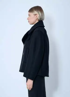 Saint Laurent Double-breasted Wool Coat