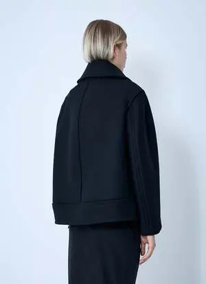 Saint Laurent Double-breasted Wool Coat