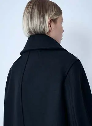 Saint Laurent Double-breasted Wool Coat