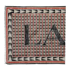 LANVIN Wool Scarf - Black