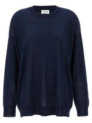 P.a.r.o.s.h Crew Neck Long Sleeve Sweater - Blue