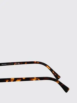 Miu Miu Oval Acetate Sunglasses - Brown