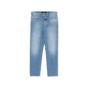 Zegna Contrast Stitching Jeans For Men