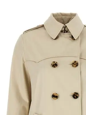 Burberry Summerside Short Trench Coat - Cream