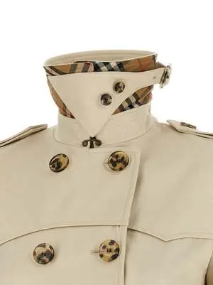 Burberry Summerside Short Trench Coat - Cream