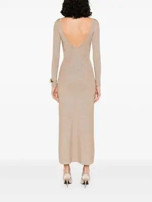 Max Mara Bracco Viscose Knit Dress - Multicolor