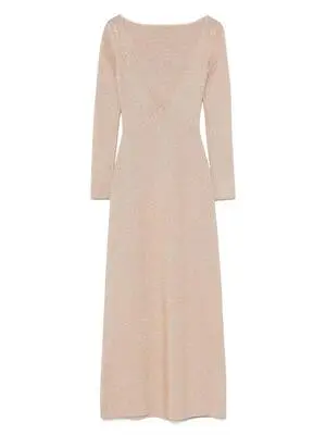 Max Mara Bracco Viscose Knit Dress - Multicolor