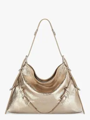Givenchy Voyou Metallized Leather Shoulder Bag - Multicolor