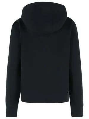 Burberry Harper Cotton Zip-up Hoodie With Contrast Logo