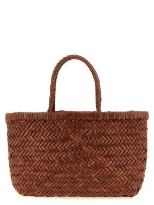 Dragon Diffusion Flat Gora Mini Handbag - Brown