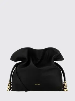 Loewe LOEWE Clutch With Gold Tone Detail Black
