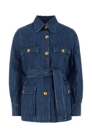 Valentino Garavani Denim Blazer - Blue