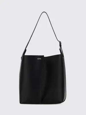 Loewe Leather Shoulder Bag - Black