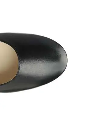 Celine Les Ballerines Lambskin Ballerina With Double Strap - Black