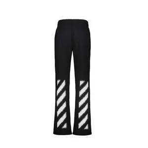 Off-White Cotton Track Pants - Black