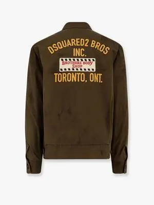 Dsquared2 Cotton Padded Jacket - Multicolor