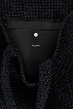 Saint Laurent Raffia Tote Bag