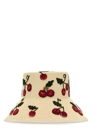 Valentino Garavani Embroidered Straw Sun Hat - Multicolor