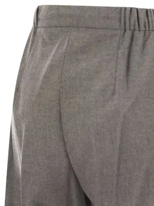 Max Mara Cashmere Drawstring Trousers - Gray