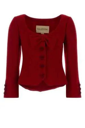 Valentino Garavani Textured Boucle Blazer