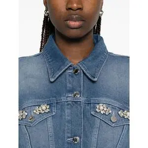 Simone Rocha Embellished Denim Jacket
