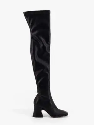 Chloé Janis Over The Knee Leather Boots - Black