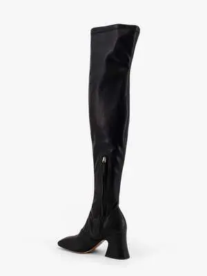 Chloé Janis Over The Knee Leather Boots - Black