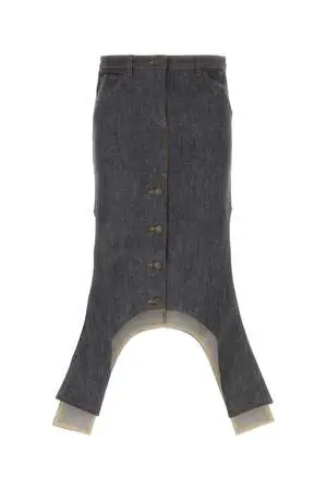 COURREGES Denim Skirt