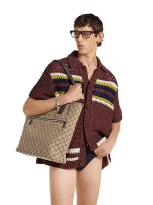 Gucci Gg Canvas Tote Bag - Multicolor