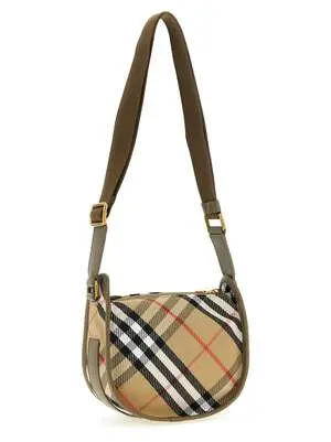 Burberry B Clip Mini Crossbody Bag In Check - Multicolor