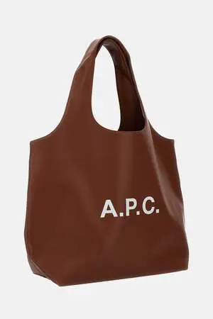 A.p.c. Ninon Tote Bag With Contrasting Logo - Multicolor