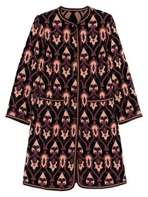 Etro Jacquard Coat - Multicolor