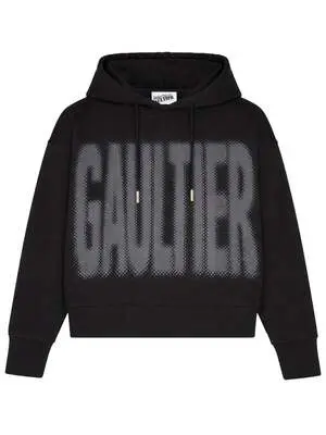 JEAN PAUL GAULTIER Hoodie With Logo - Black