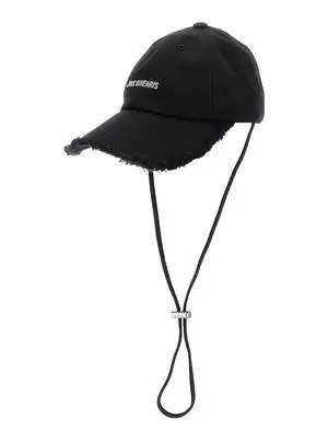 Jacquemus Le Casquette Artichaut Baseball Cap - Black