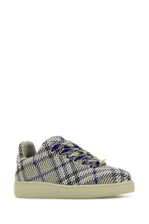 Burberry Embroidered Fabric Box Sneakers - Multicolor