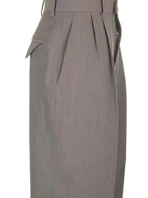 Bottega Veneta Stretch Wool Tricotine Trousers
