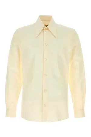 Valentino Garavani Cream Poplin Shirt - Yellow