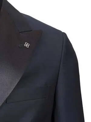 Tagliatore Bruce Tuxedo In Super 130s Wool - Blue