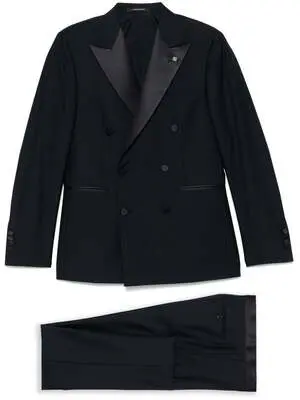 Tagliatore Bruce Tuxedo In Super 130s Wool - Blue