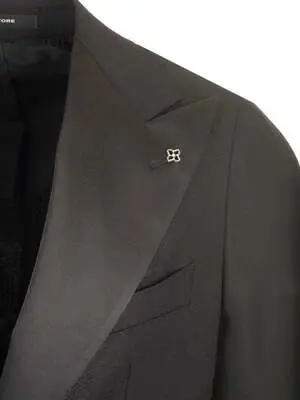 Tagliatore Tuxedo With Peak Lapels - Black