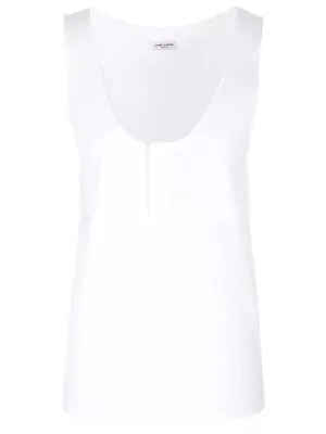 Saint Laurent Henley Tank Top