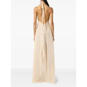 Blumarine Sleeveless Halter Neck Evening Dress