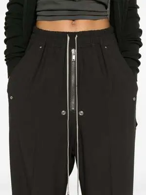 Rick Owens Geth Belas Cupro Trousers - Brown