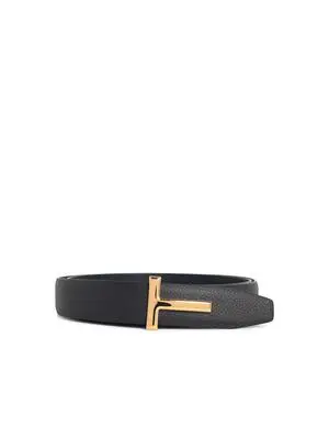 TOM FORD TOM FORD Reversible Leather Belt Brown
