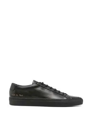 COMMON PROJECTS Achilles Low Top Leather Sneakers - Black