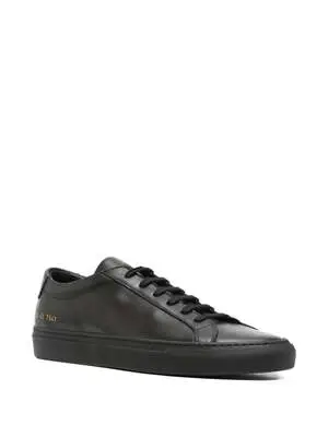 COMMON PROJECTS Achilles Low Top Leather Sneakers - Black