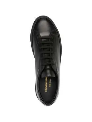 COMMON PROJECTS Achilles Low Top Leather Sneakers - Black