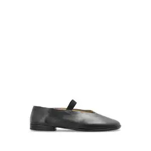 LEMAIRE Lemiare Ballet Flats With Elasticated Strap - Brown